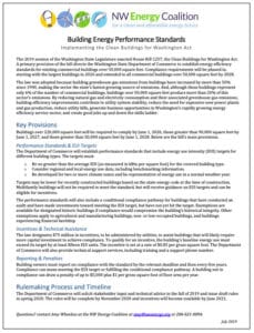 Intro to new Washington Buildings Performance Standards - NW Energy ...